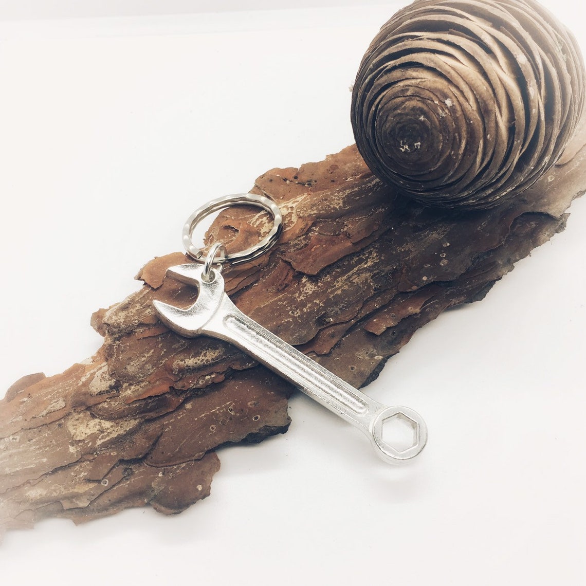 Spanner Key Ring Tool Key Ring Handmade UK Modern English | Etsy