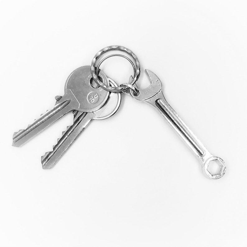 Spanner Key Ring Tool Key Ring Handmade UK Modern English - Etsy