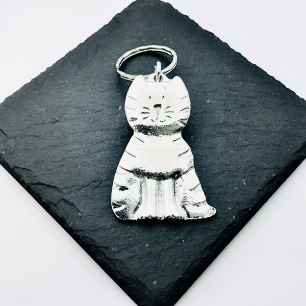 Cat Keychain - Etsy