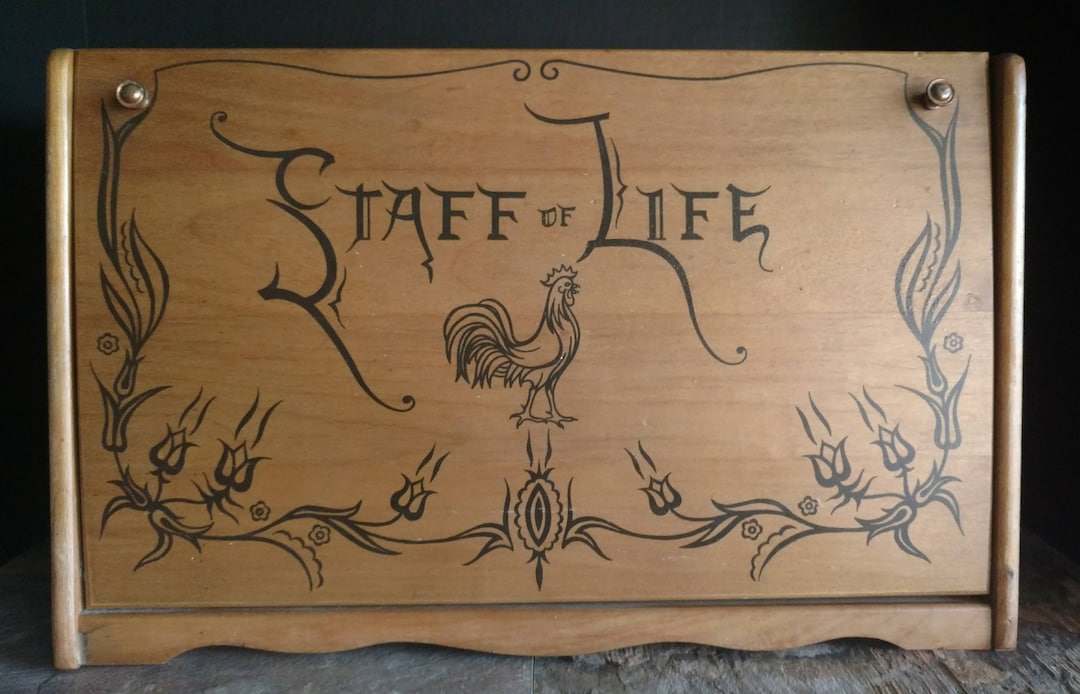 Staff of Life Breadbox - Etsy