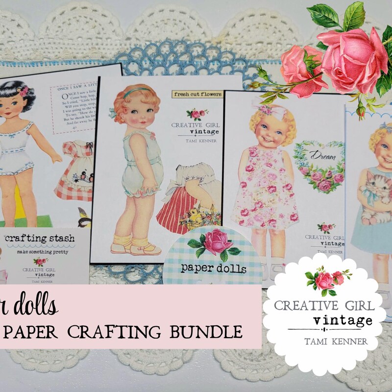 Paper Dolls - Etsy