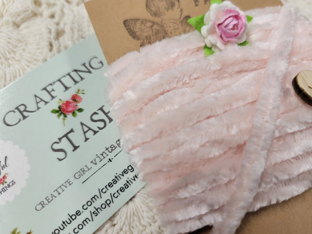6 Yards Pale Pink Velvet Trim: Soft Crafting Ribbon - Etsy