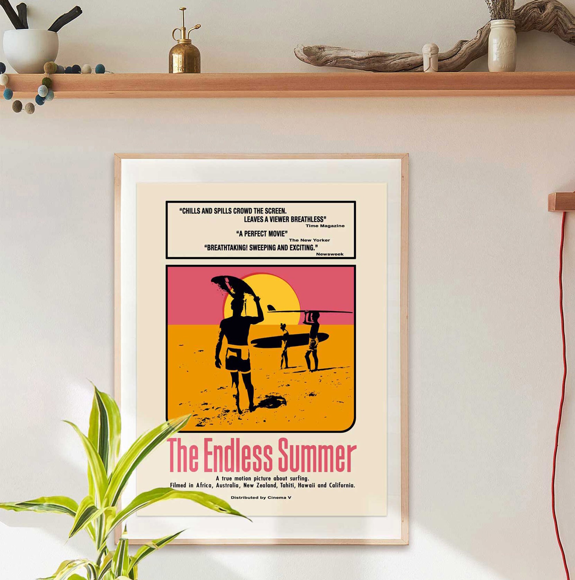 The Endless Summer Movie Poster Art Print, 1966 Surfing Movie ...