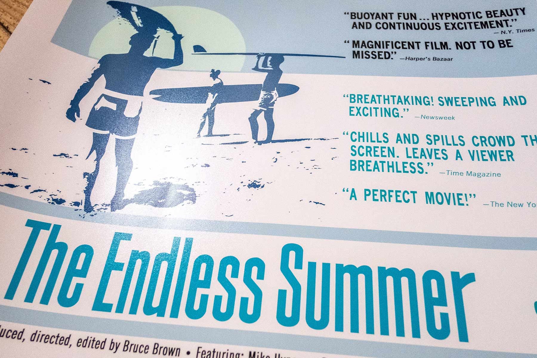 The Endless Summer Movie Poster Art Print, 1966 Surfing Movie ...