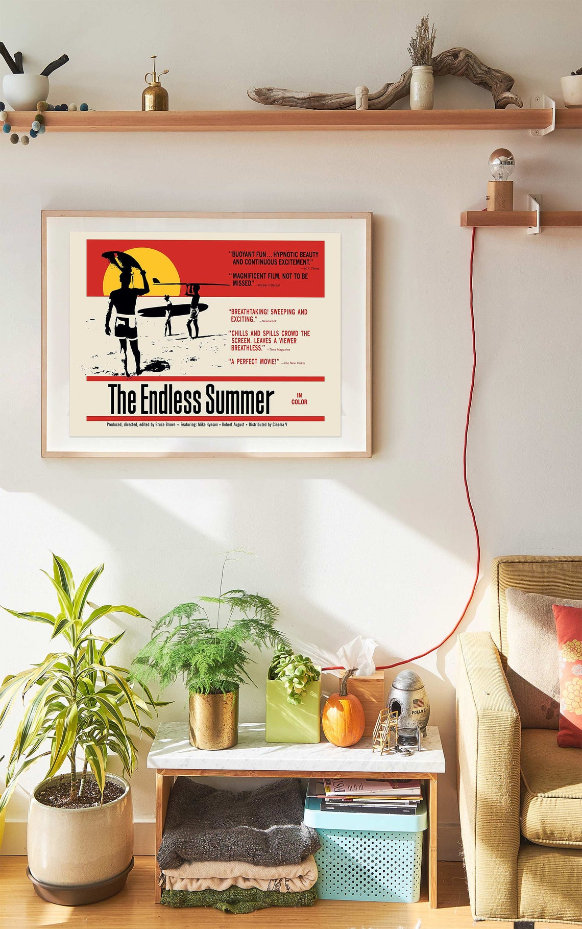 The Endless Summer Movie Poster Art Print 1966 Surfing Movie - Etsy