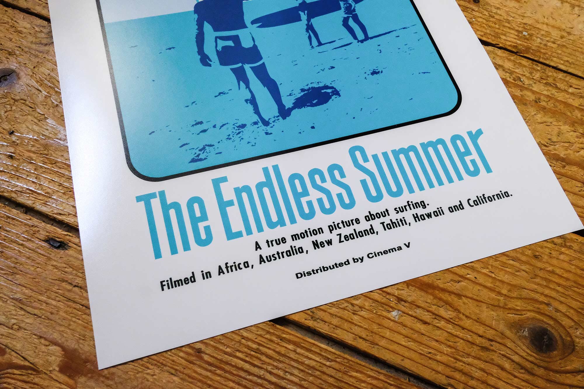 Endless Summer Movie Poster Art Print, 1966 Surfing Movie Reproduction ...