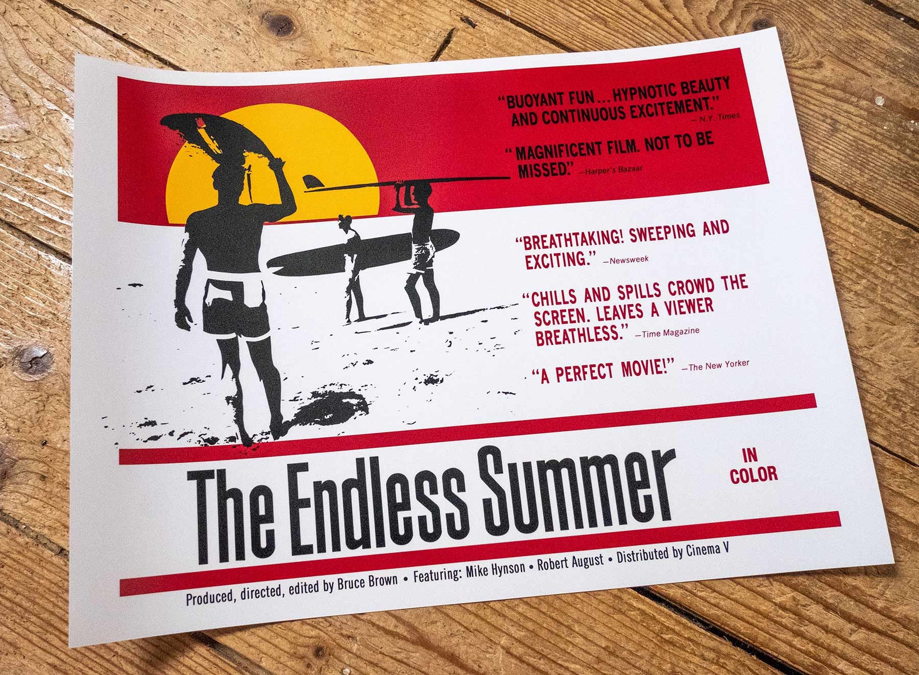 The Endless Summer Movie Poster Art Print 1966 Surfing Movie - Etsy