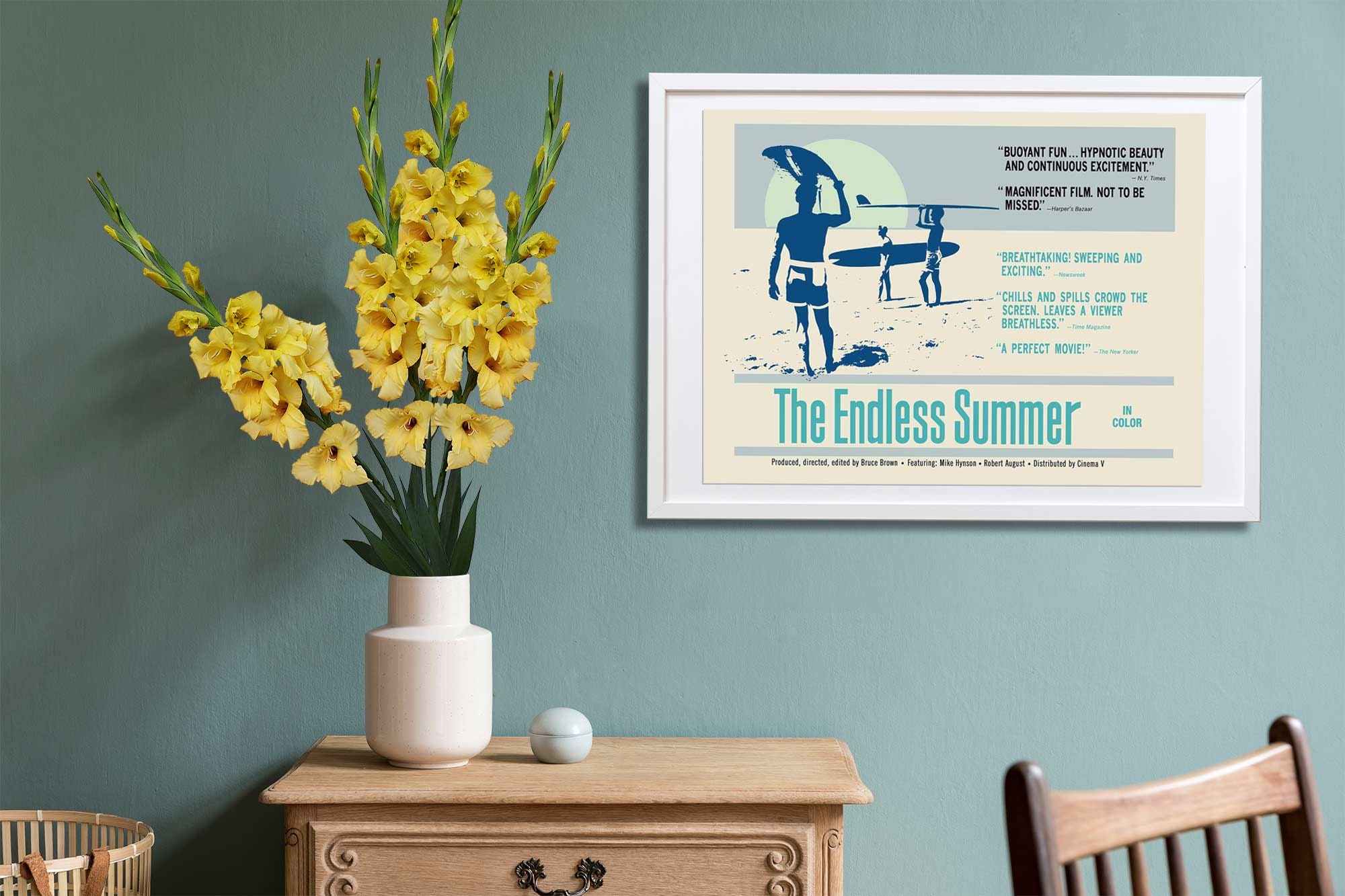 The Endless Summer Movie Poster Art Print, 1966 Surfing Movie ...