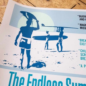 The Endless Summer Movie Poster Art Print, 1966 Surfing Movie ...