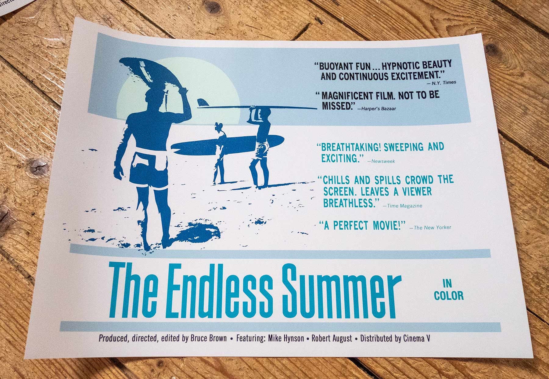 The Endless Summer Movie Poster Art Print, 1966 Surfing Movie ...