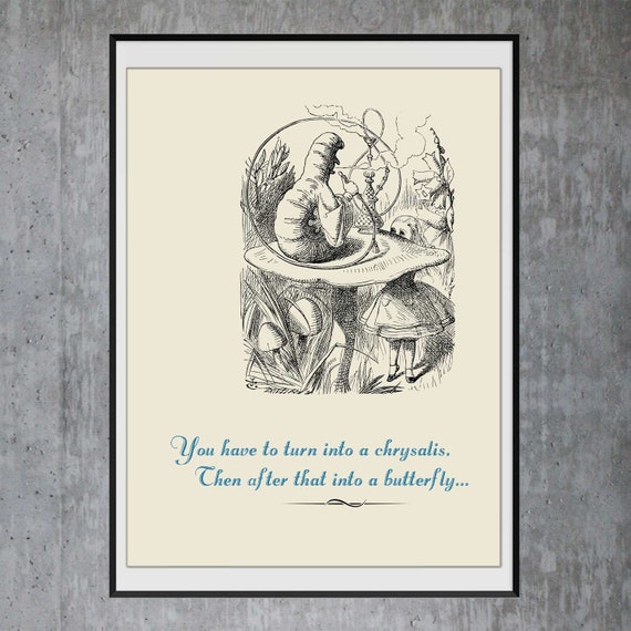 Alices Adventures in Wonderland Art Print Poster Alice - Etsy
