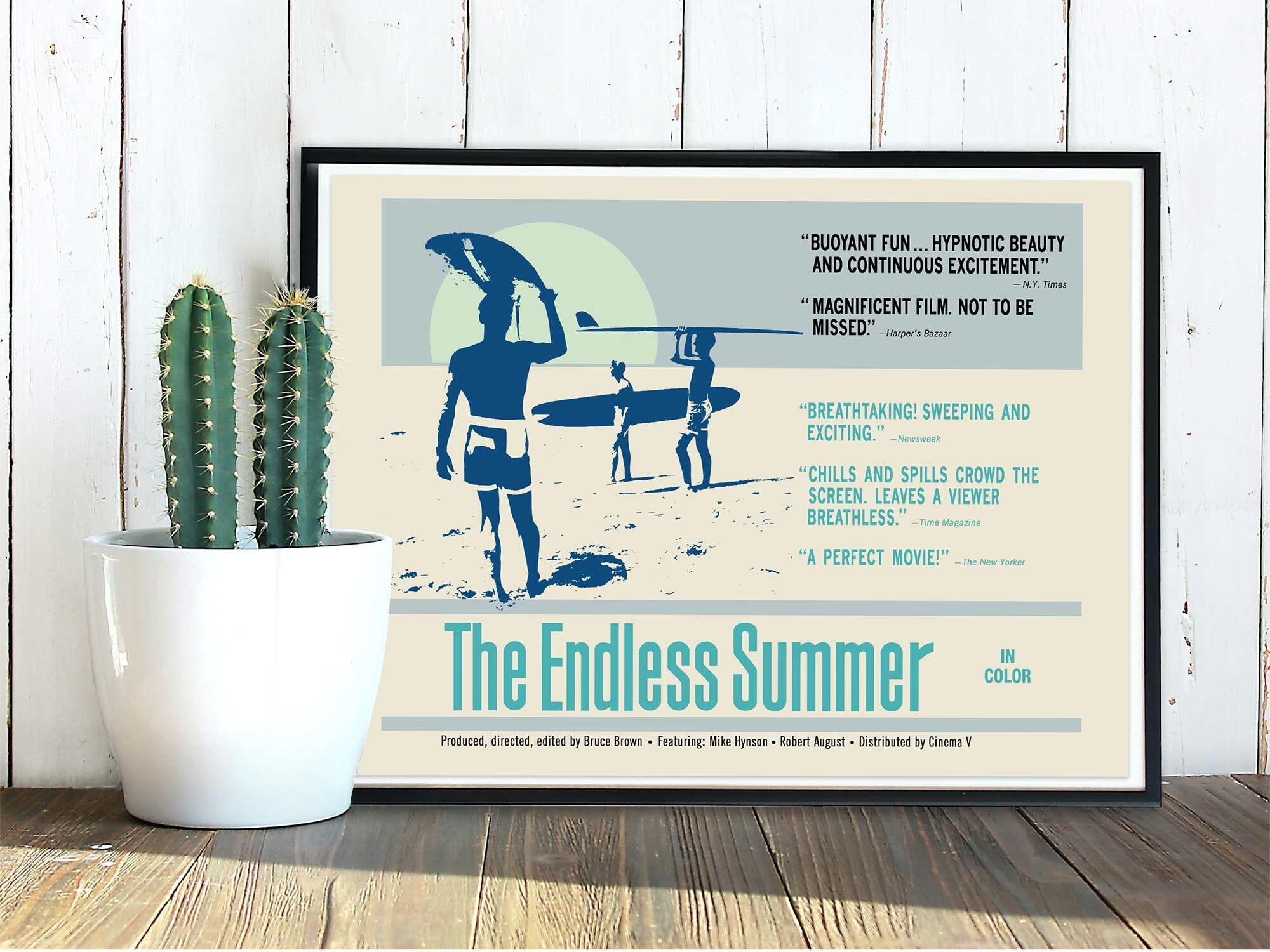 The Endless Summer Movie Poster Art Print, 1966 Surfing Movie ...