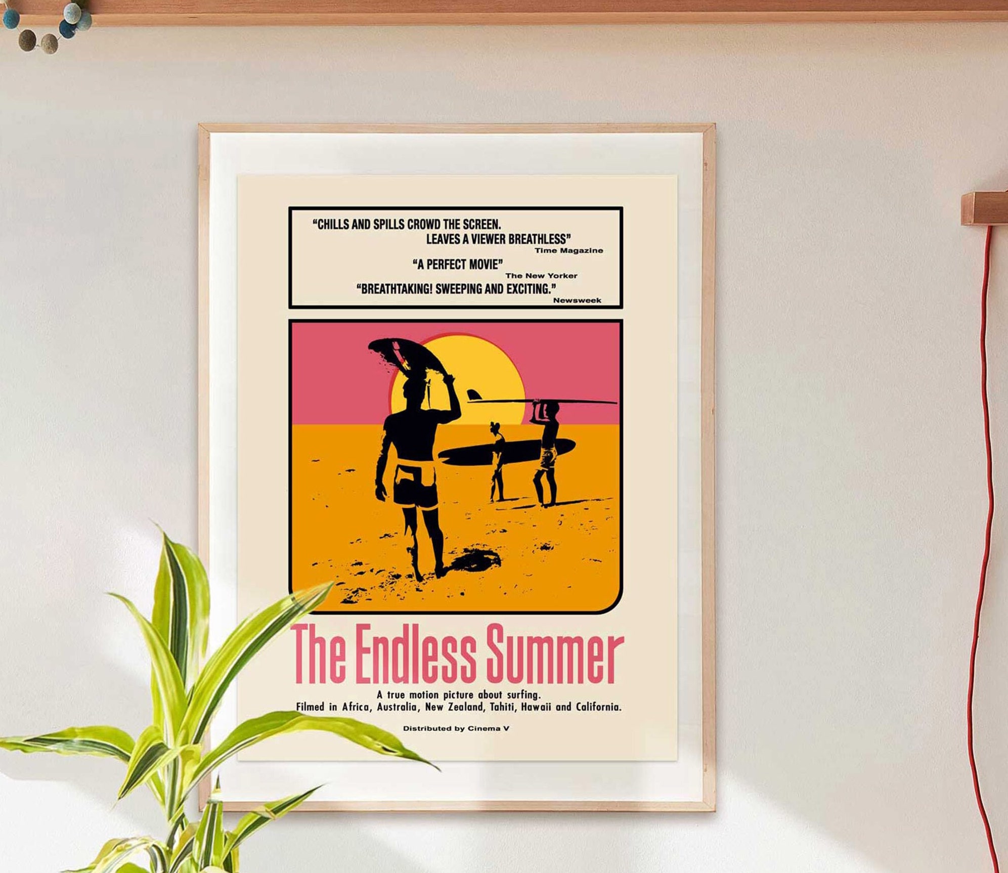 The Endless Summer Movie Poster Art Print, 1966 Surfing Movie ...