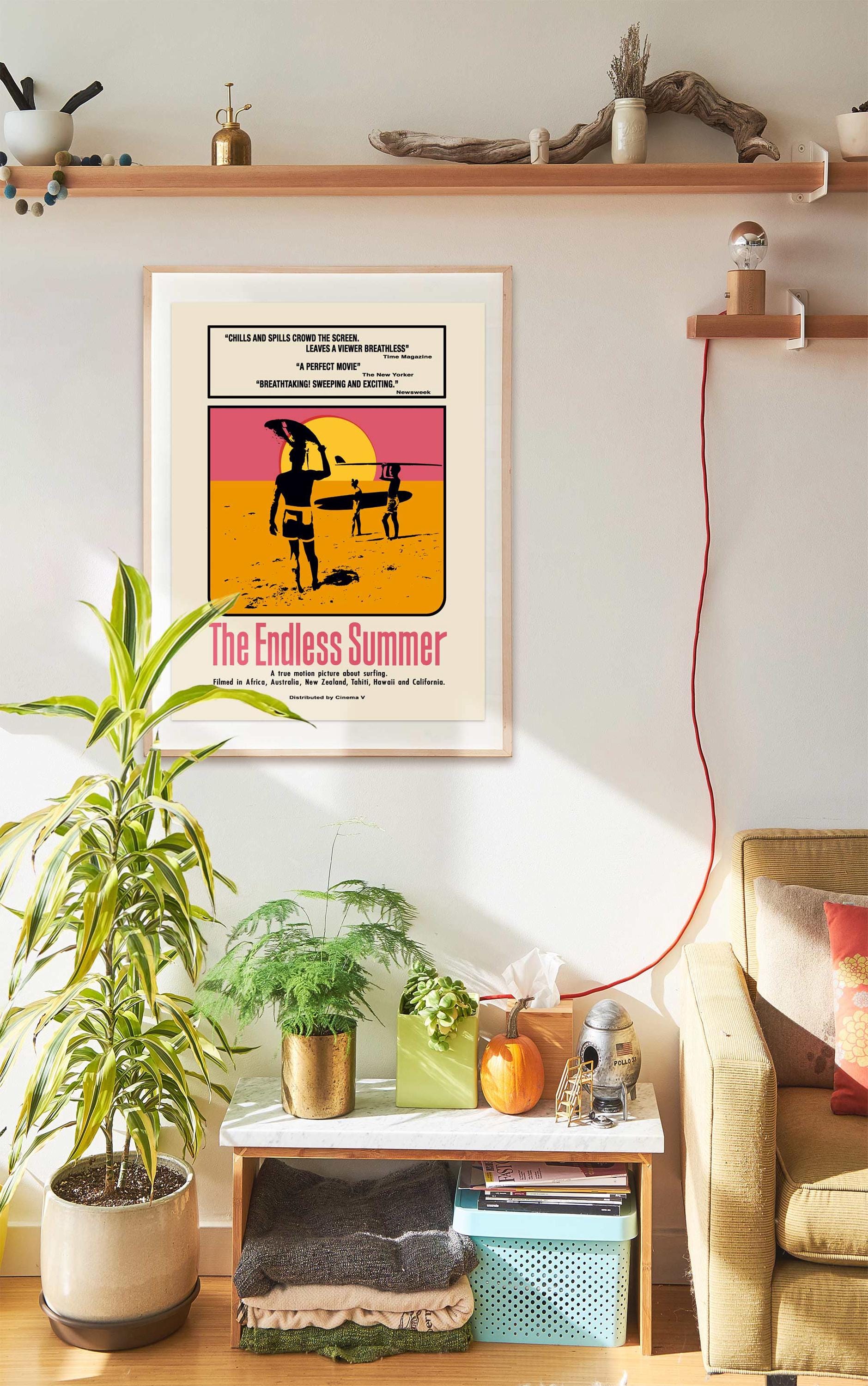 The Endless Summer Movie Poster Art Print, 1966 Surfing Movie ...