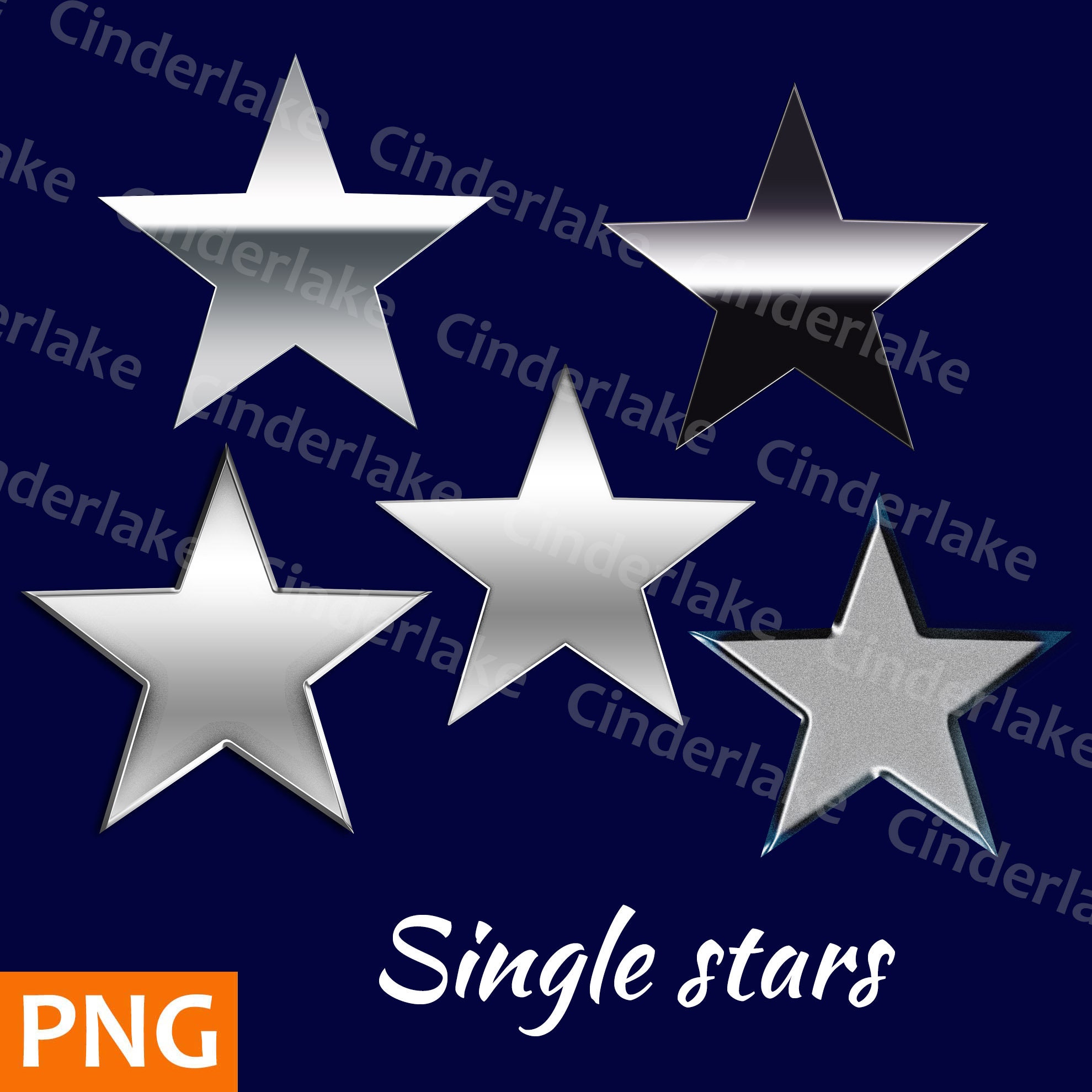 Gouden Sterren Clipart Drei Sterne Symbol Niedlich Isoliert Auf