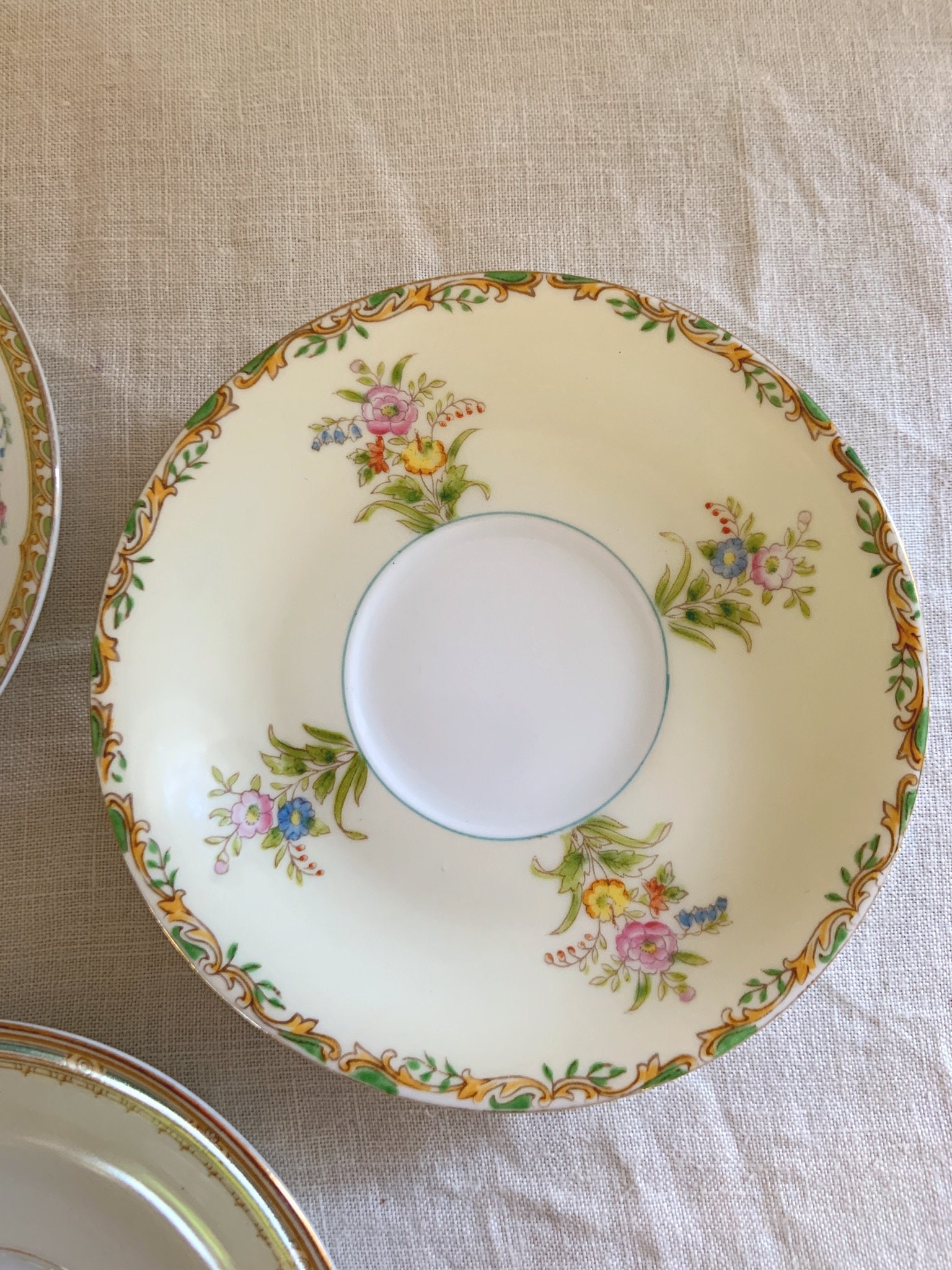 Mismatched Set of Saucers Noritake Morimura China | Etsy