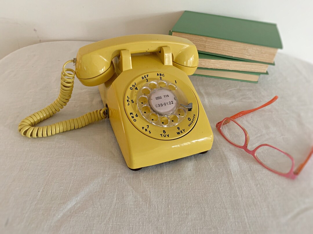 Yellow Rotary Telephone, Bell System by Western Electric - Etsy