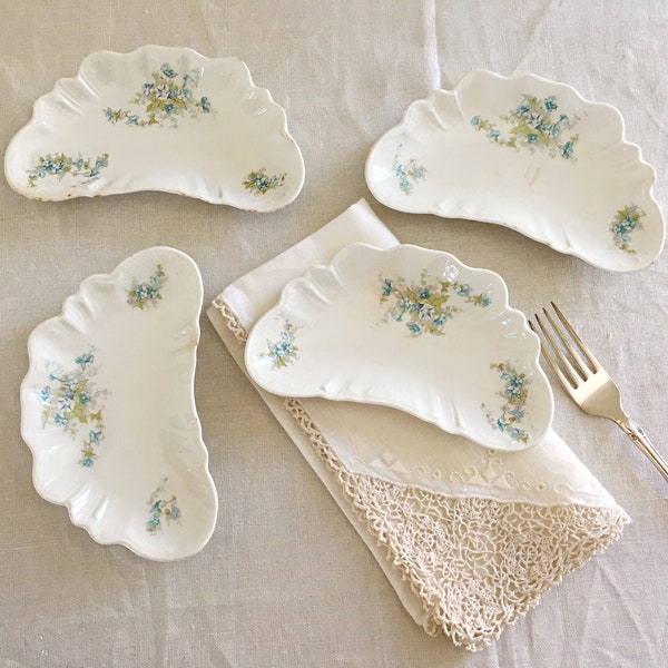 Antique Crescent Plates - Etsy
