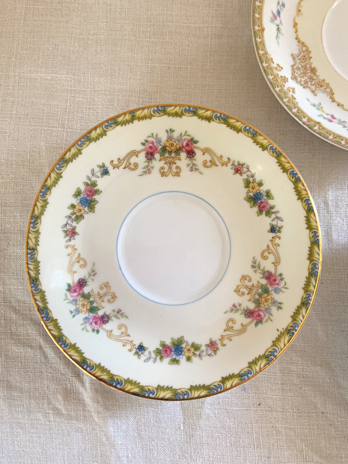 Mismatched Set of Saucers Noritake Morimura China | Etsy