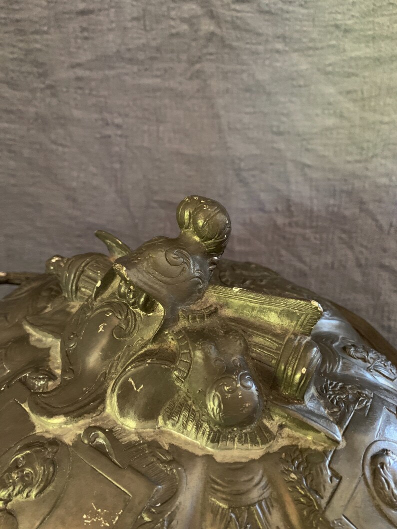 Vintage Repousse Tureen, Likely Pewter - Etsy