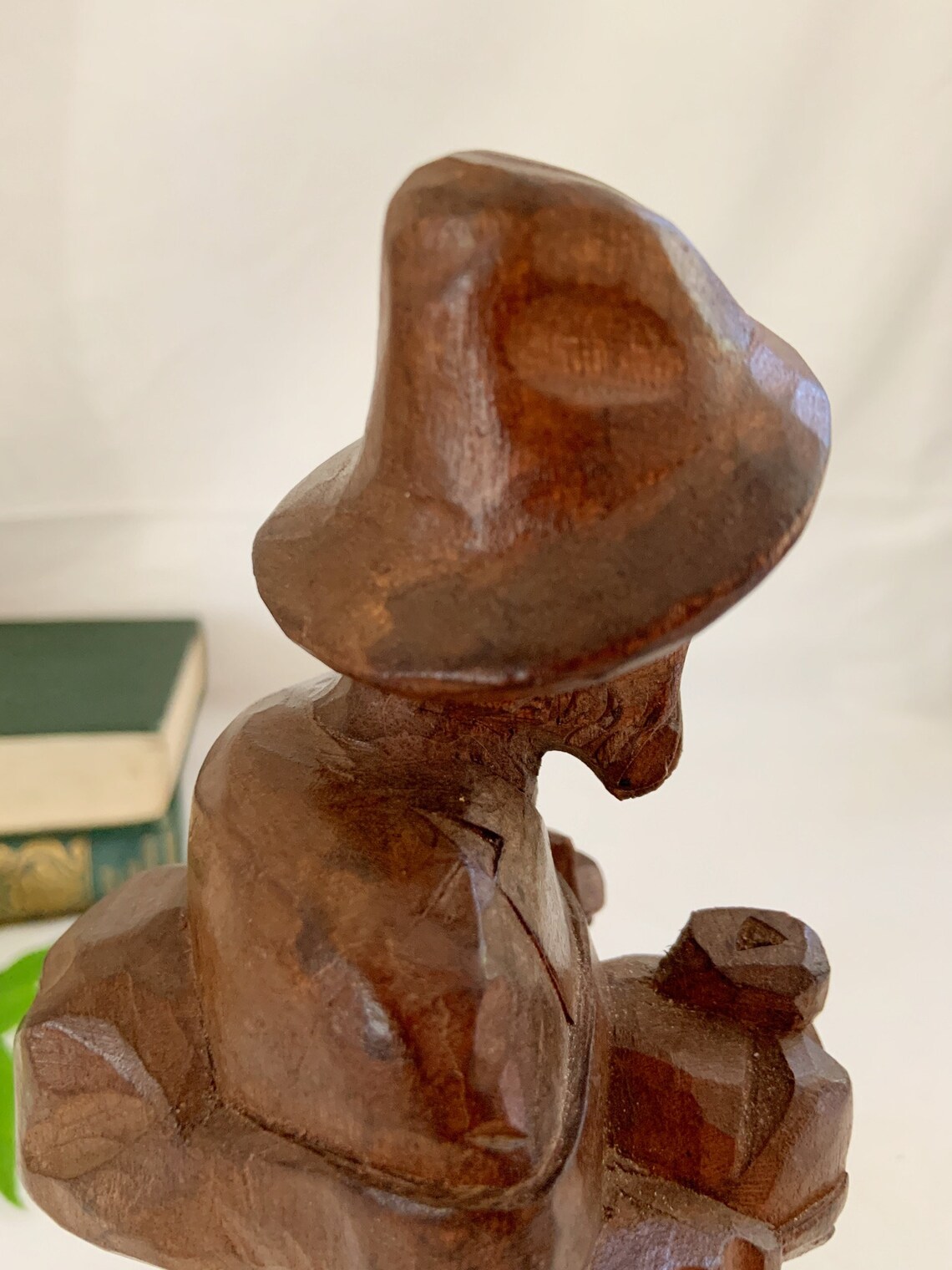 Wood Carving Statue Made in Ecuador, Man Figurine - Etsy