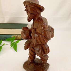 Wood Carving Statue Made in Ecuador, Man Figurine - Etsy