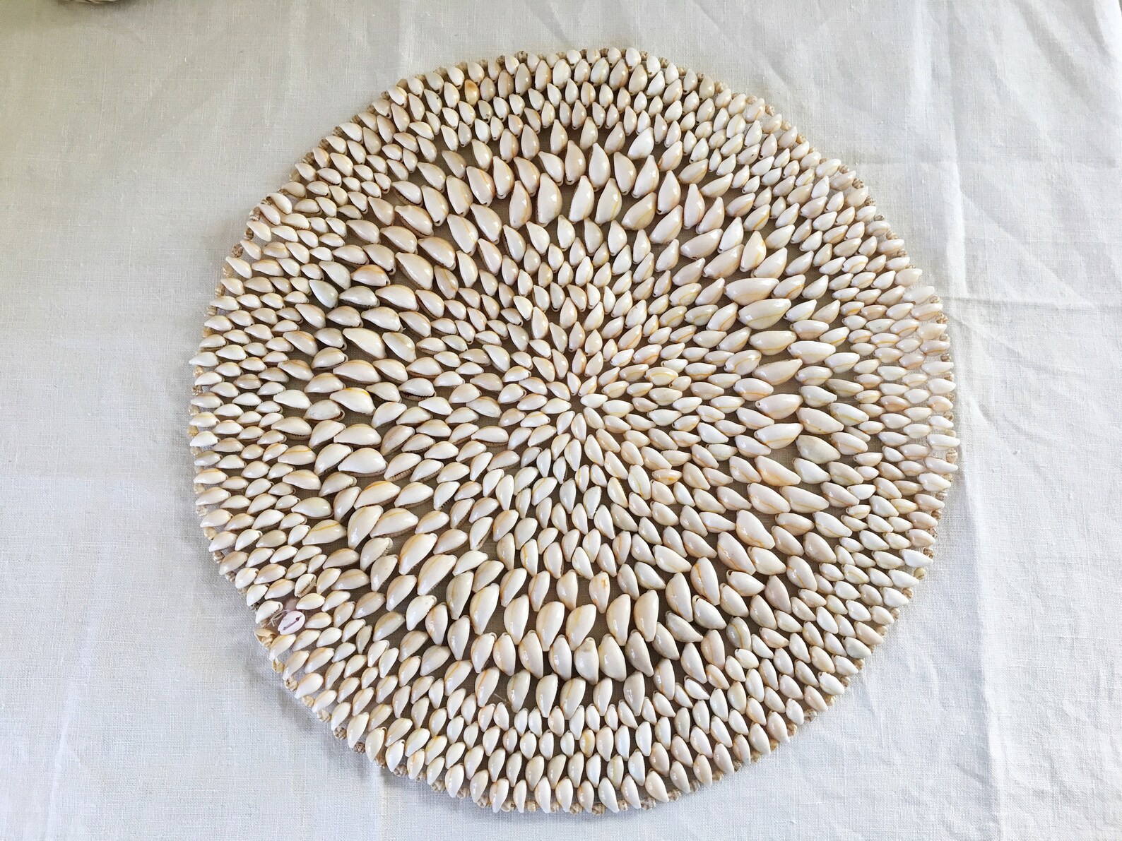 Large Cowrie Shell Placemat, Sold Individually, Boho Eclectic Decor - Etsy