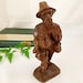 Wood Carving Statue Made in Ecuador, Man Figurine - Etsy