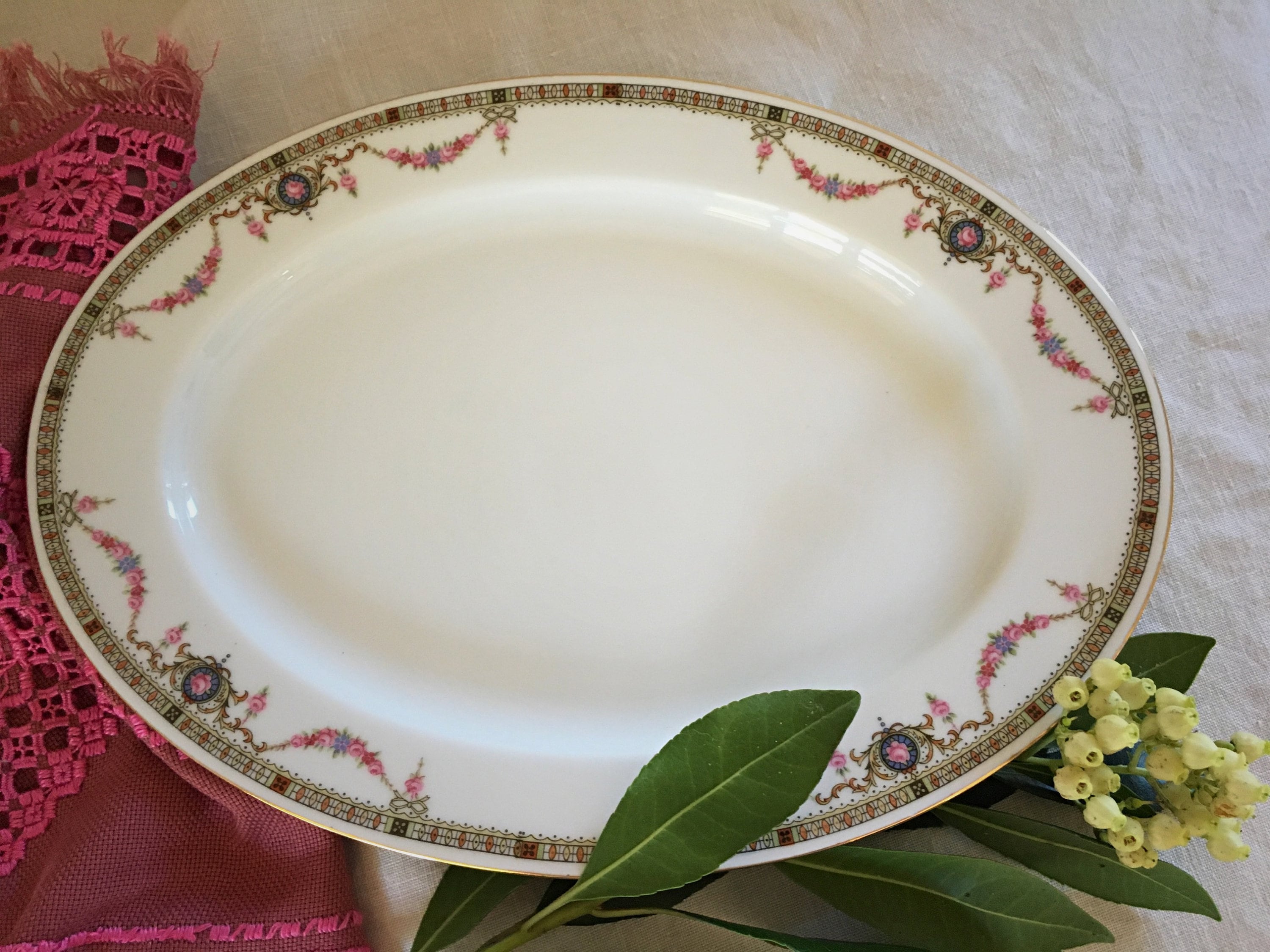 Bavarian China Oval Platter Eamag Schonwald | Etsy