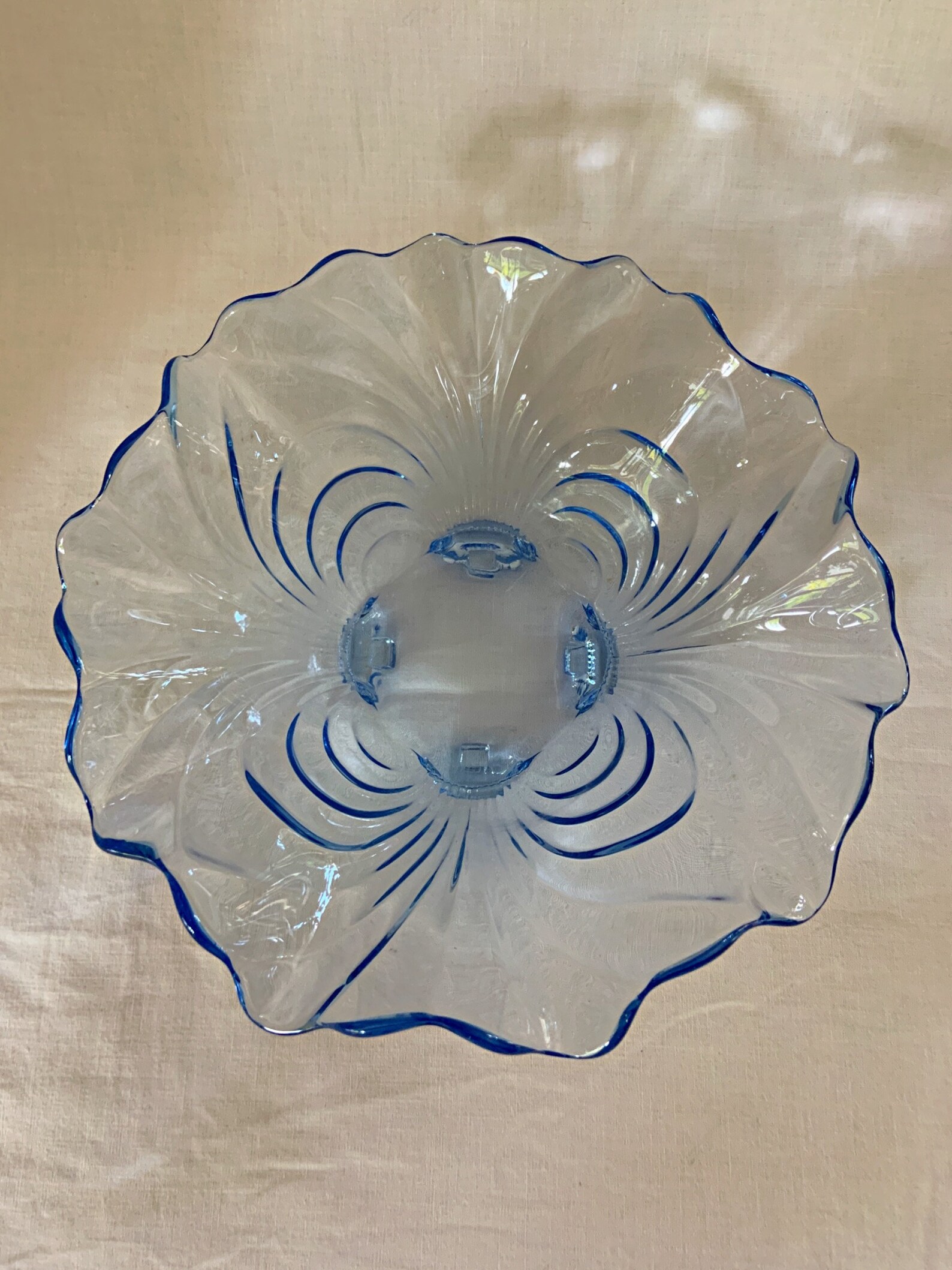 Cambridge Caprice Bowl Moonlight Blue - Etsy