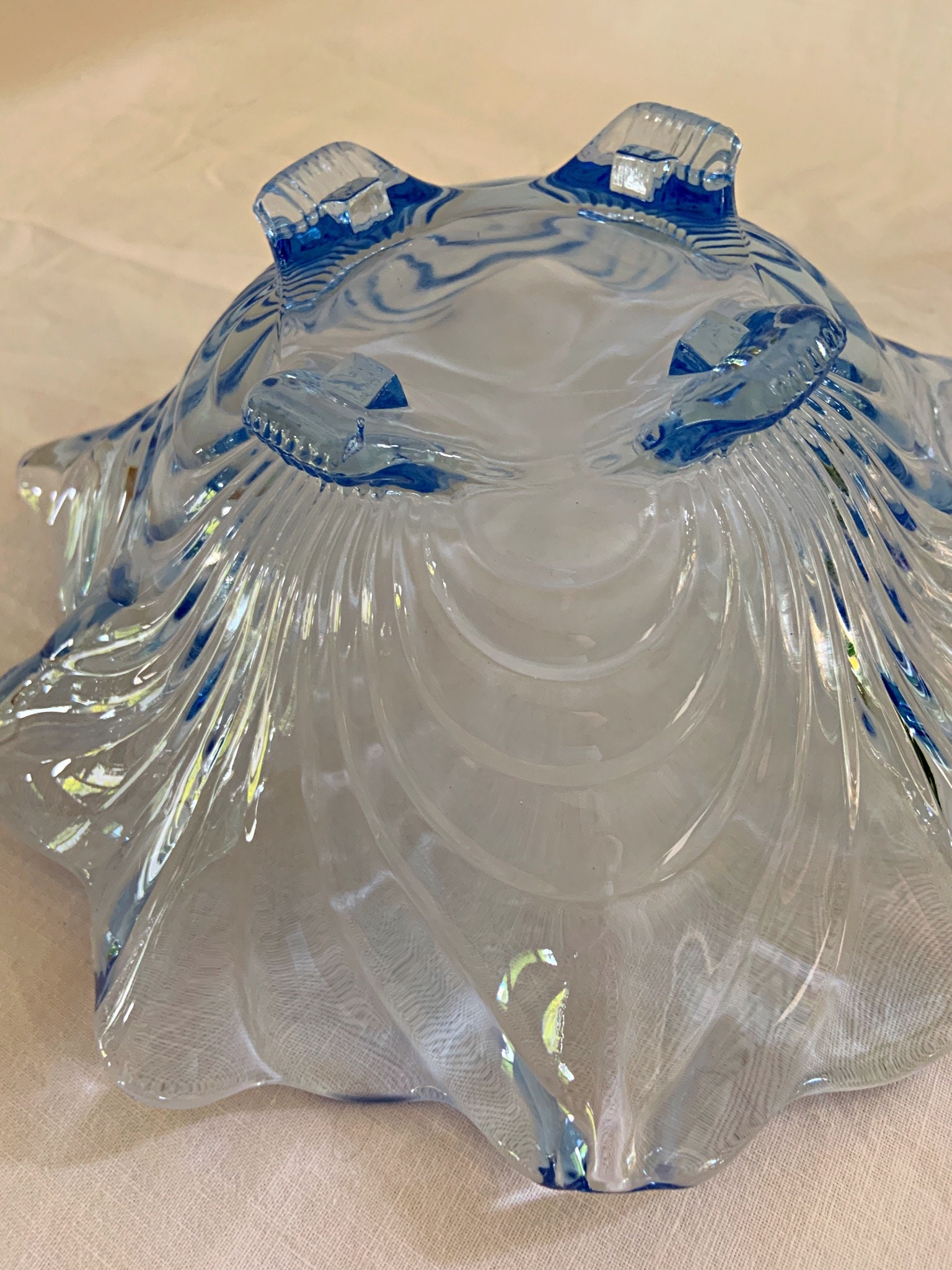 Cambridge Caprice Bowl Moonlight Blue - Etsy