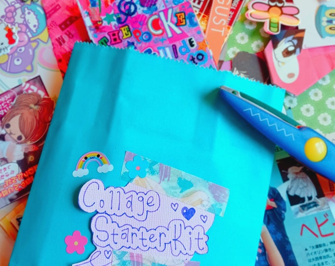 The Pocket Guide To: COLLAGE Zine Collage Starter Pack - Etsy