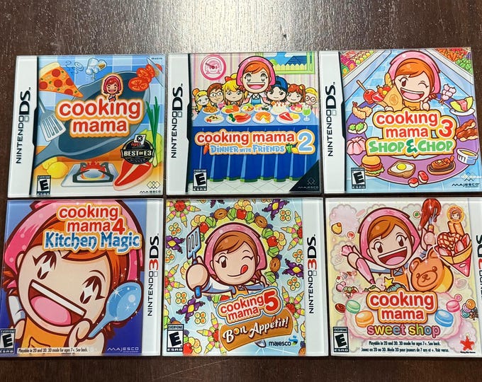 Vintage Nintendo DS Game "cooking Mama" – 2004 Release – USA Region ...
