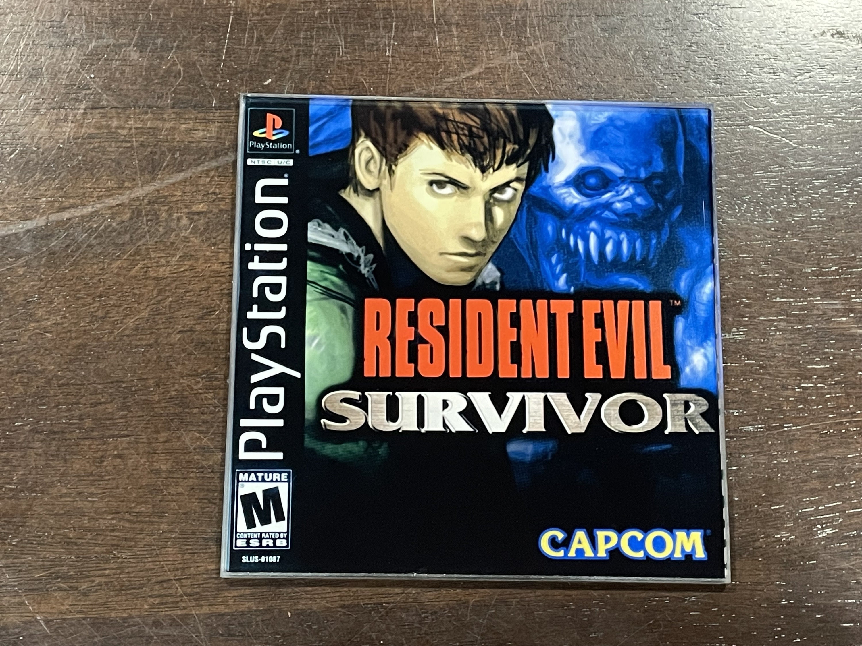 Resident Evil Playstation One Glass Coaster Set - Sony Resident Evil 1 ...