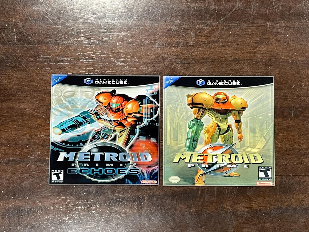 Metroid Prime Gamecube Premium Glass Coasters - Metroid Prime 1 ...