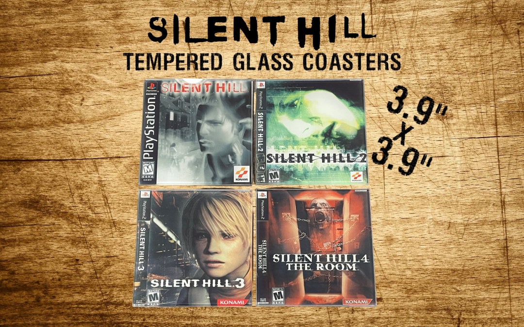 Silent Hill Glass Coaster Set - Premium Tempered Glass Coasters ...