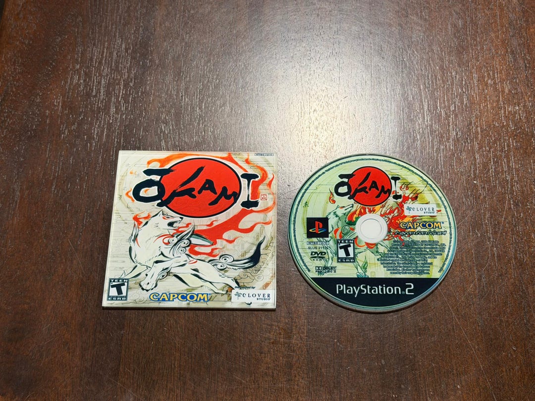 Okami PS2 Glass Coasters • Playstation 2 Box Art & Disc Art Coaster Set ...