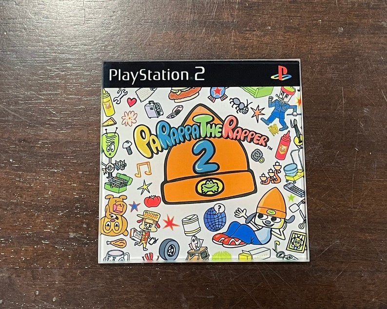 Parappa the Rapper Glass Coasters - Playstation 1 - Playstation 2 ...