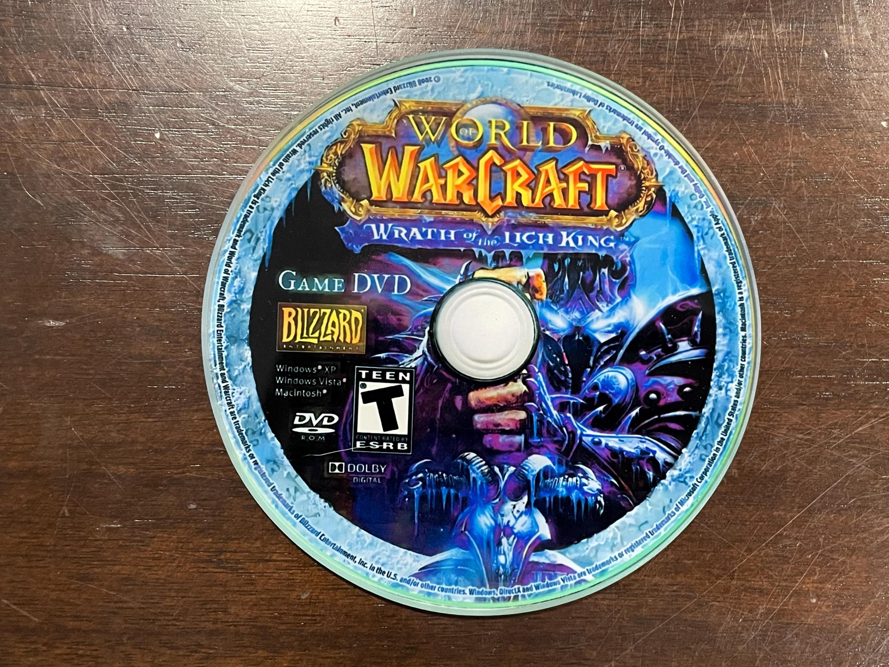 World of Warcraft Game Disc Glass Coasters - Gaming Coasters - PC ...