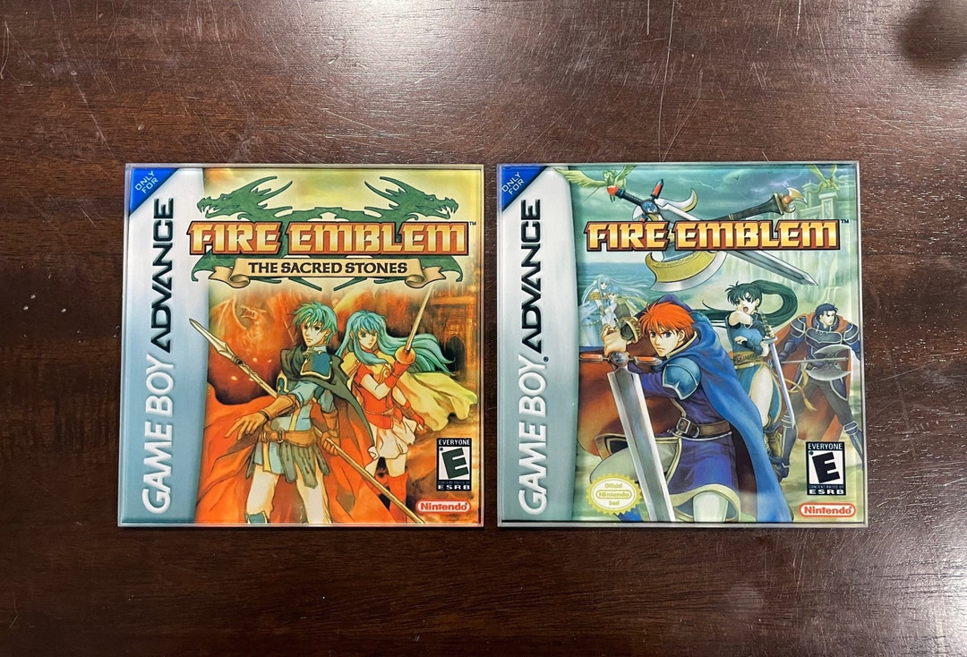 Fire Emblem Glass Coasters - Gameboy Advance - Blazing Blade, the Sacred Stones - Choose Your ...