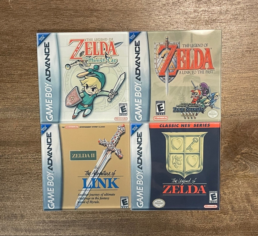 The Legend of Zelda Coasters Gameboy Advance (GBA) - A Link to the Past ...