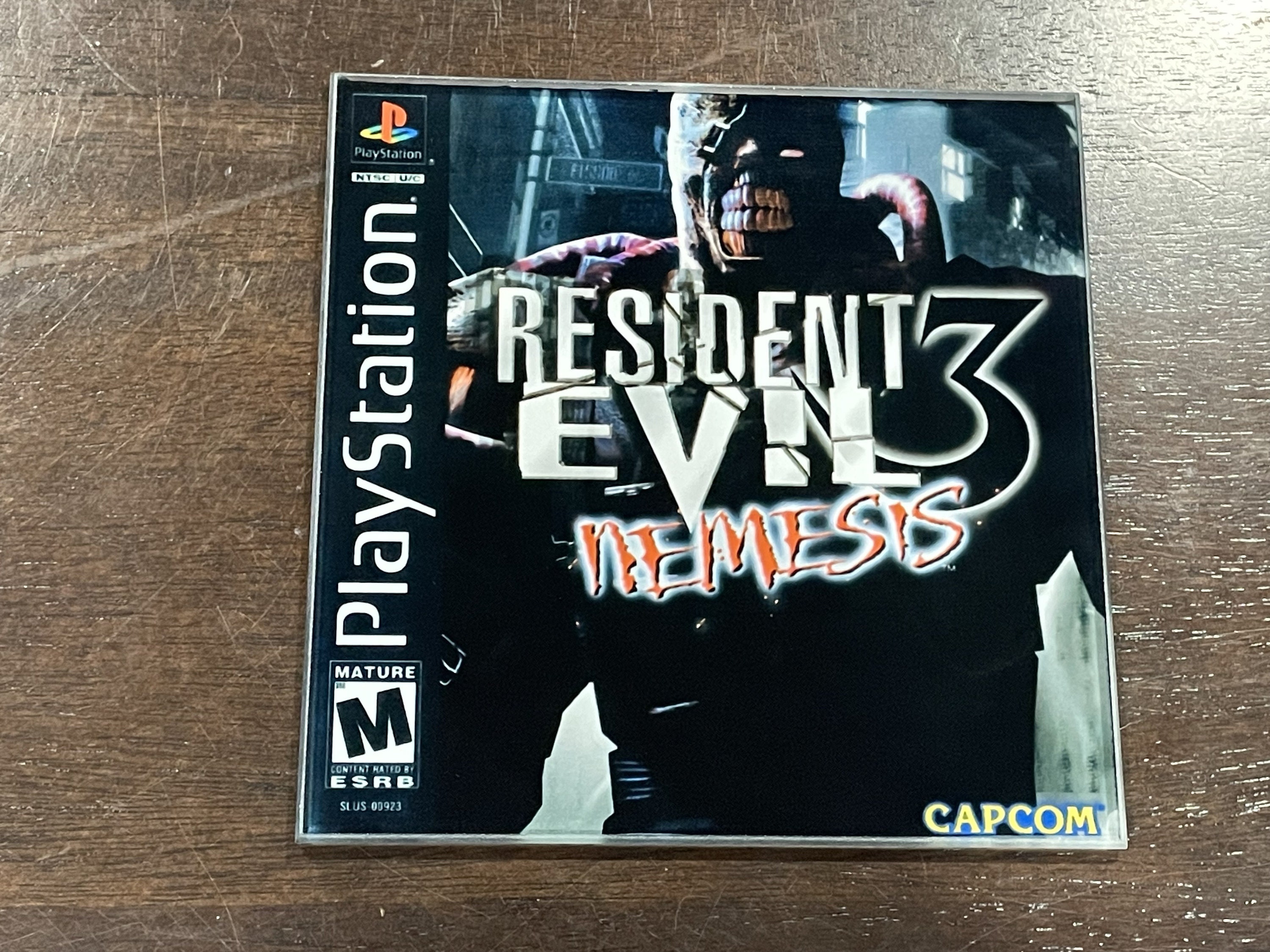 Resident Evil Playstation One Glass Coaster Set - Sony Resident Evil 1 ...