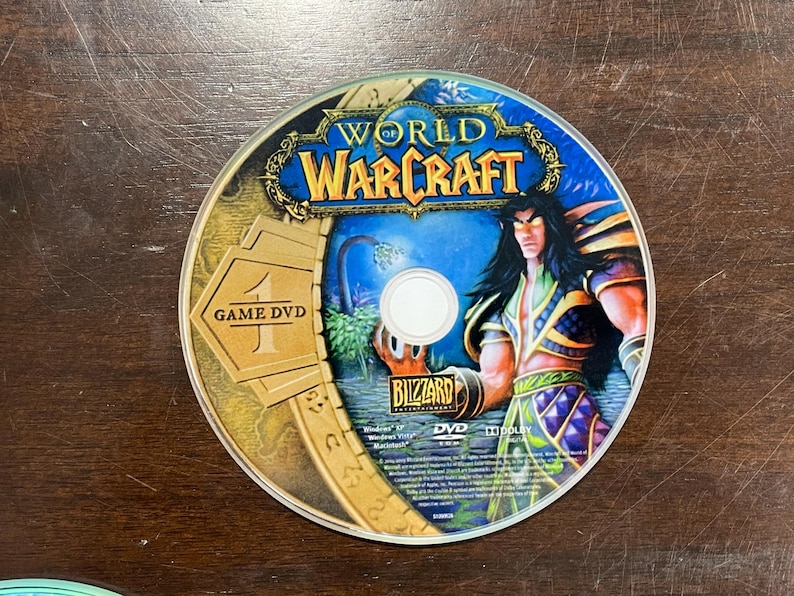 World of Warcraft Game Disc Glass Coasters - Gaming Coasters - PC ...