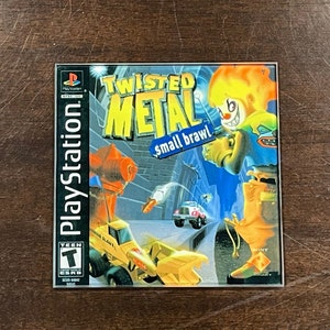 Twisted Metal Playstation One (PS1) Glass Coasters - Twisted Metal 1 ...