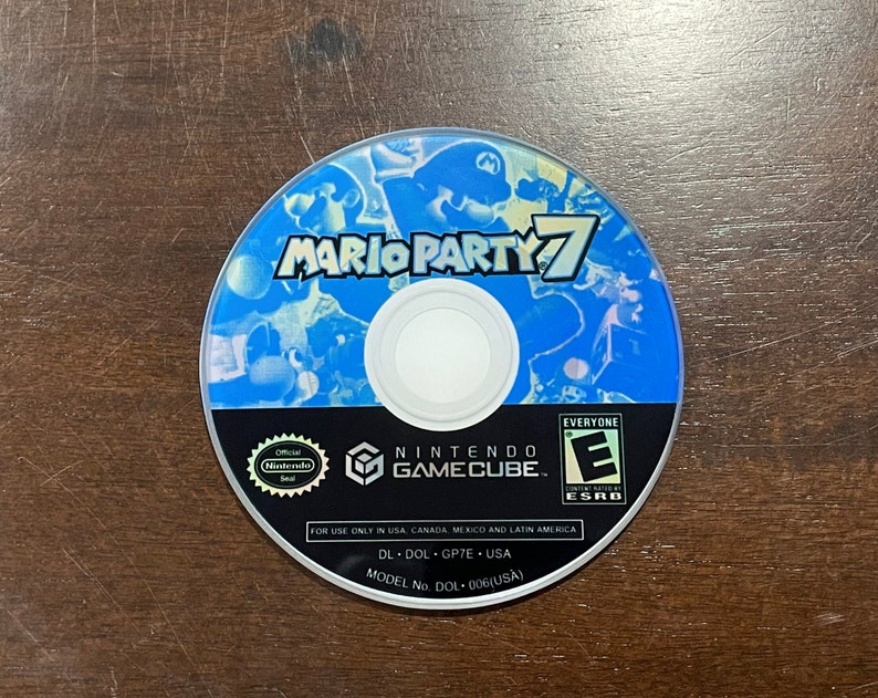 Mario Party Gamecube Disc Coasters Tempered Glass Mario Party 4, Mario ...