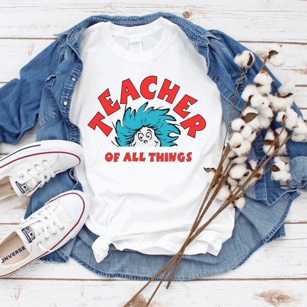 Teacher of All Things Shirt - Etsy
