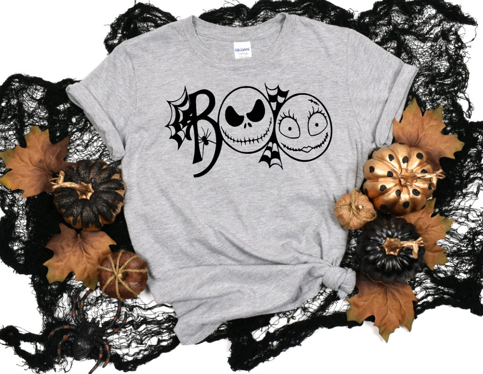 Boo Halloween T-shirt. Jack Skellington Inspired Shirt. - Etsy