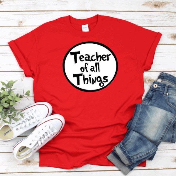 Dr Seuss Teacher Shirt - Etsy