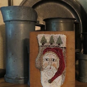 Punch Needle Pattern - "santa Mitten" - Etsy
