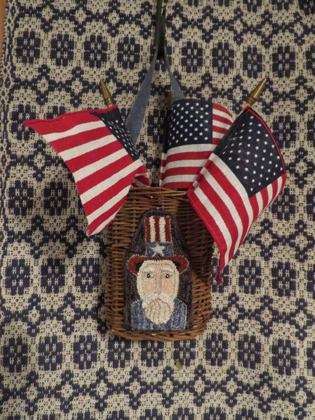 UNCLE SAMS PARADE Hat Punch Needle Pattern - Etsy